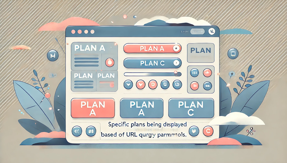 クエリパラメーターを使って特定のプランを表示する方法 | WEBデザインMATOME